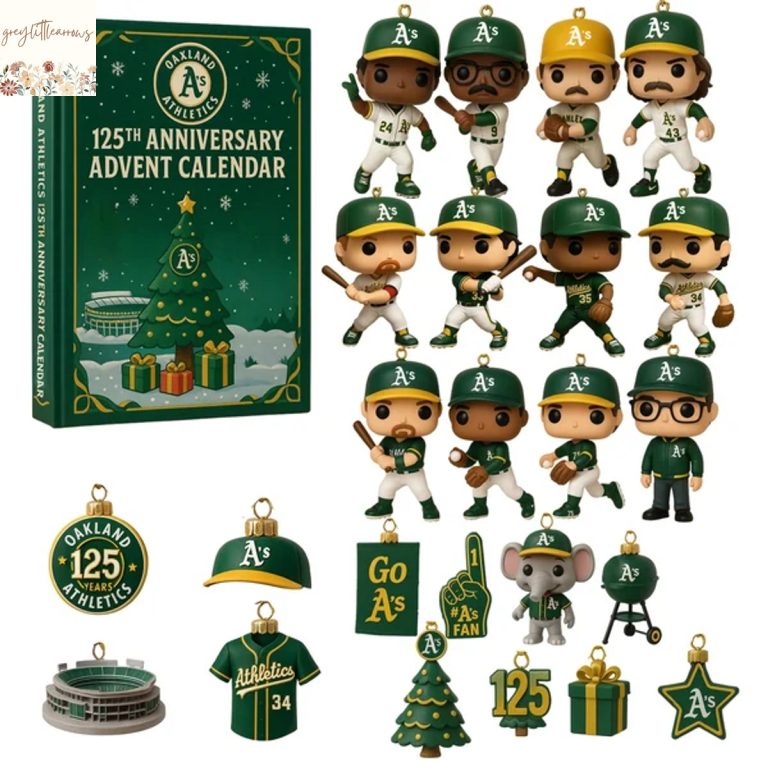 Oakland Athletics 125th Anniversary Advent Calendar - Greylittlearrows