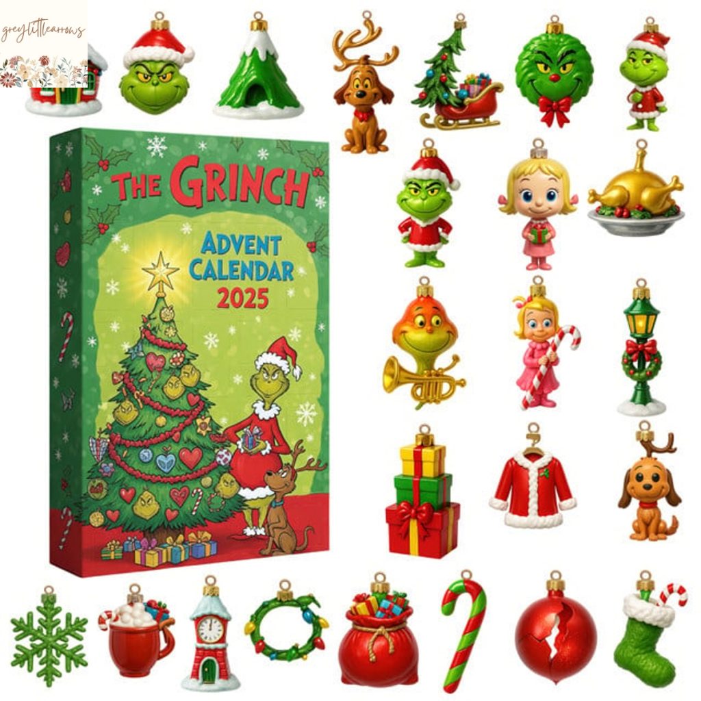 The Grinch 2025 Advent Calendar - Greylittlearrows