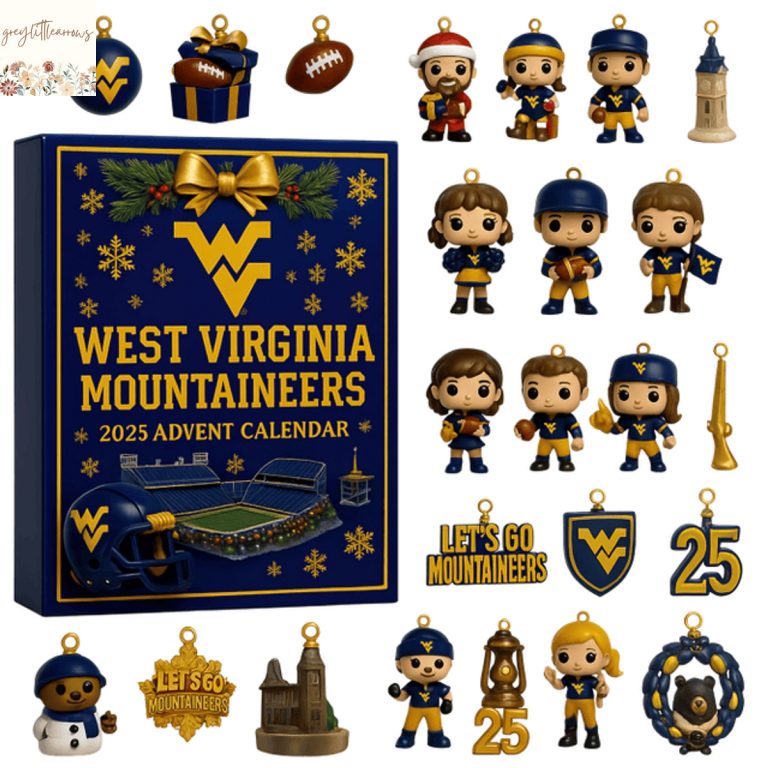 West Virginia Mountaineers Advent Calendar 2025 - Greylittlearrows